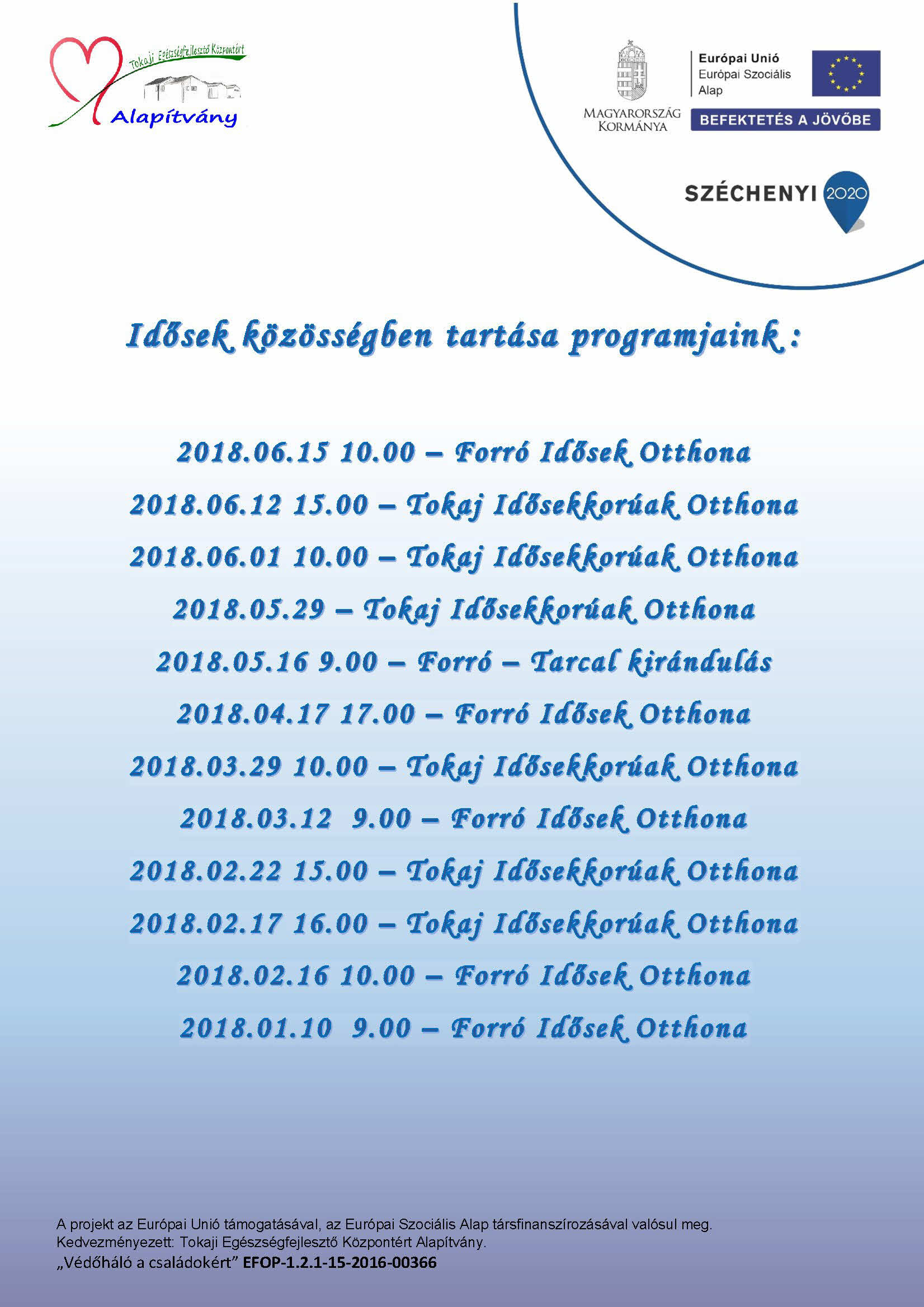 Id sek K z ss gben Tart sa Programaj nl 